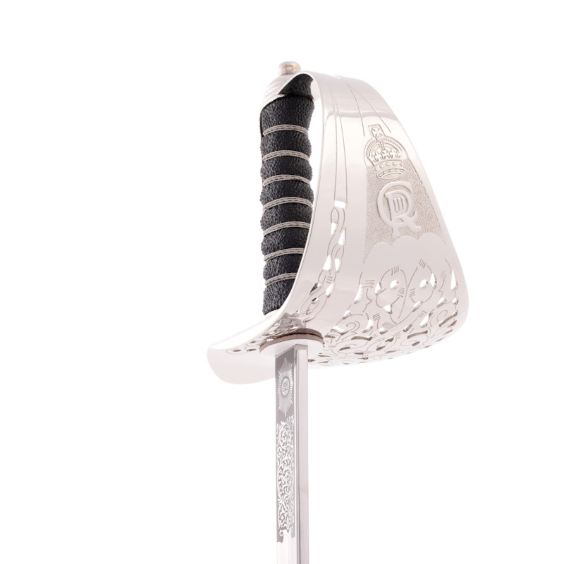 Royal Marines CIIIR Officers Sword and Scabbard – Crown Swords England Ltd