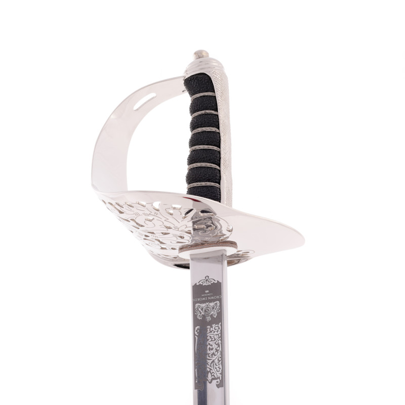 Royal Marines CIIIR Officers Sword and Scabbard – Crown Swords England Ltd