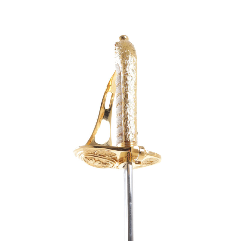Royal Navy Officers CIIIR Sword & Scabbard – Crown Swords England Ltd