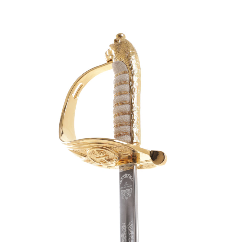 Royal Navy Officers CIIIR Sword & Scabbard – Crown Swords England Ltd