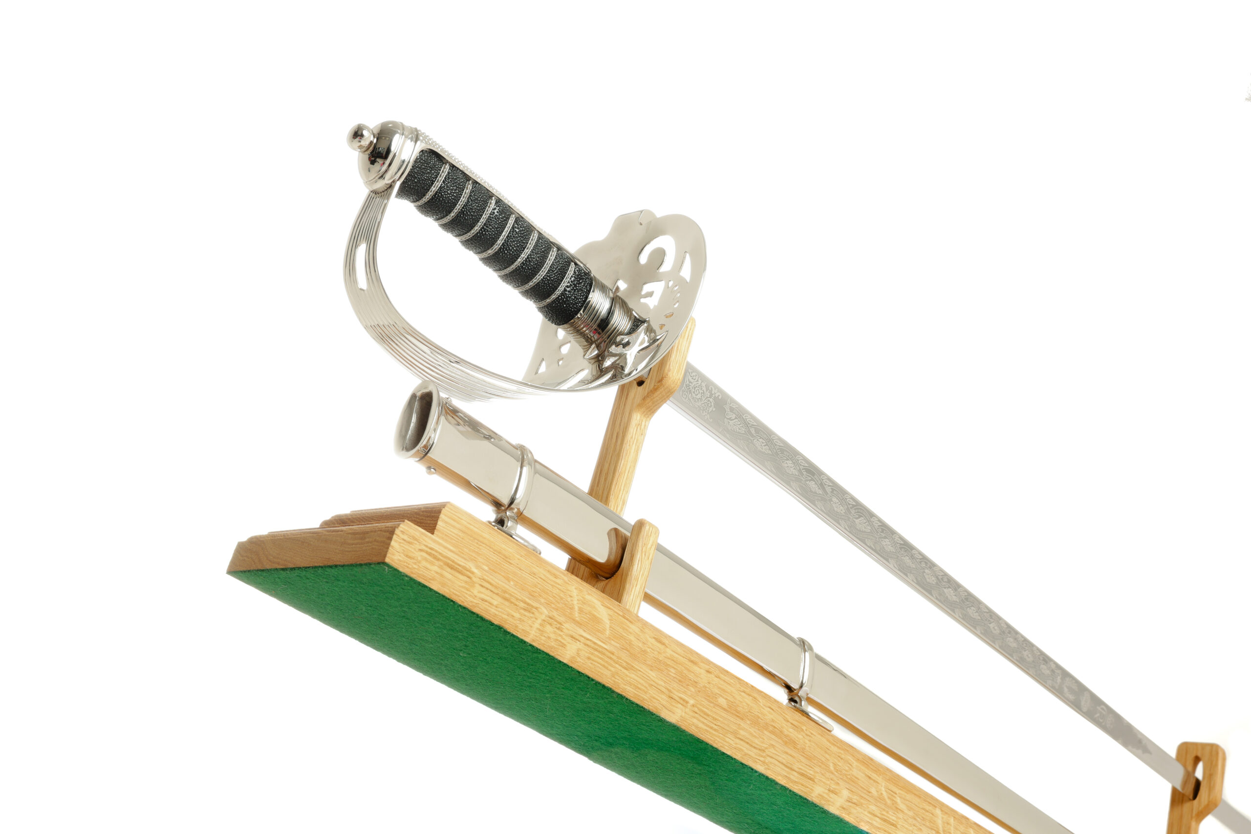 Desk and Mantelpiece Sword and Scabbard Display Stand (Double Tier ...