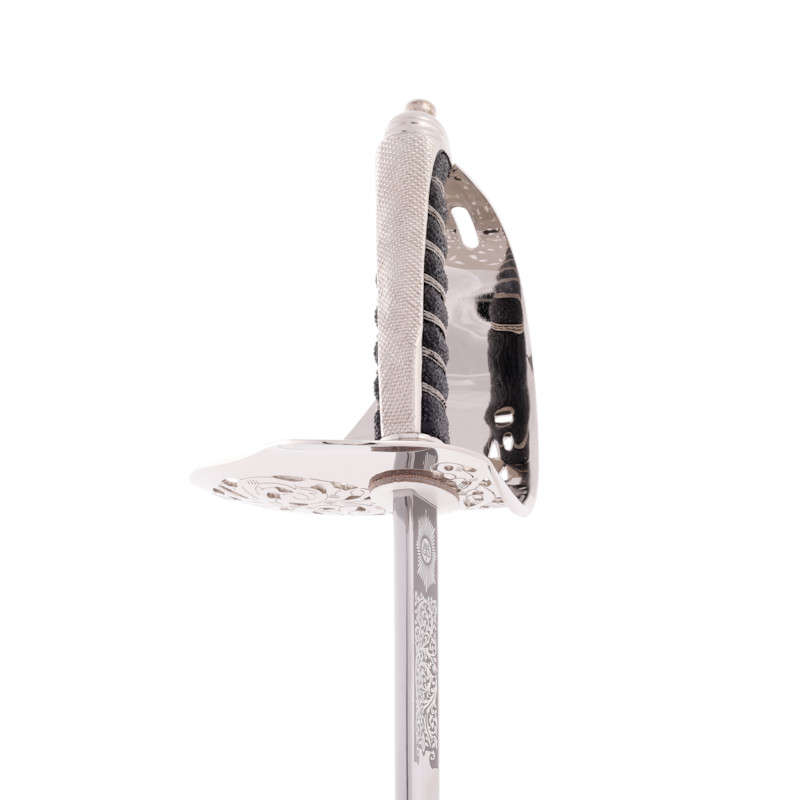 Royal Marines CIIIR Officers Sword and Scabbard – Crown Swords England Ltd