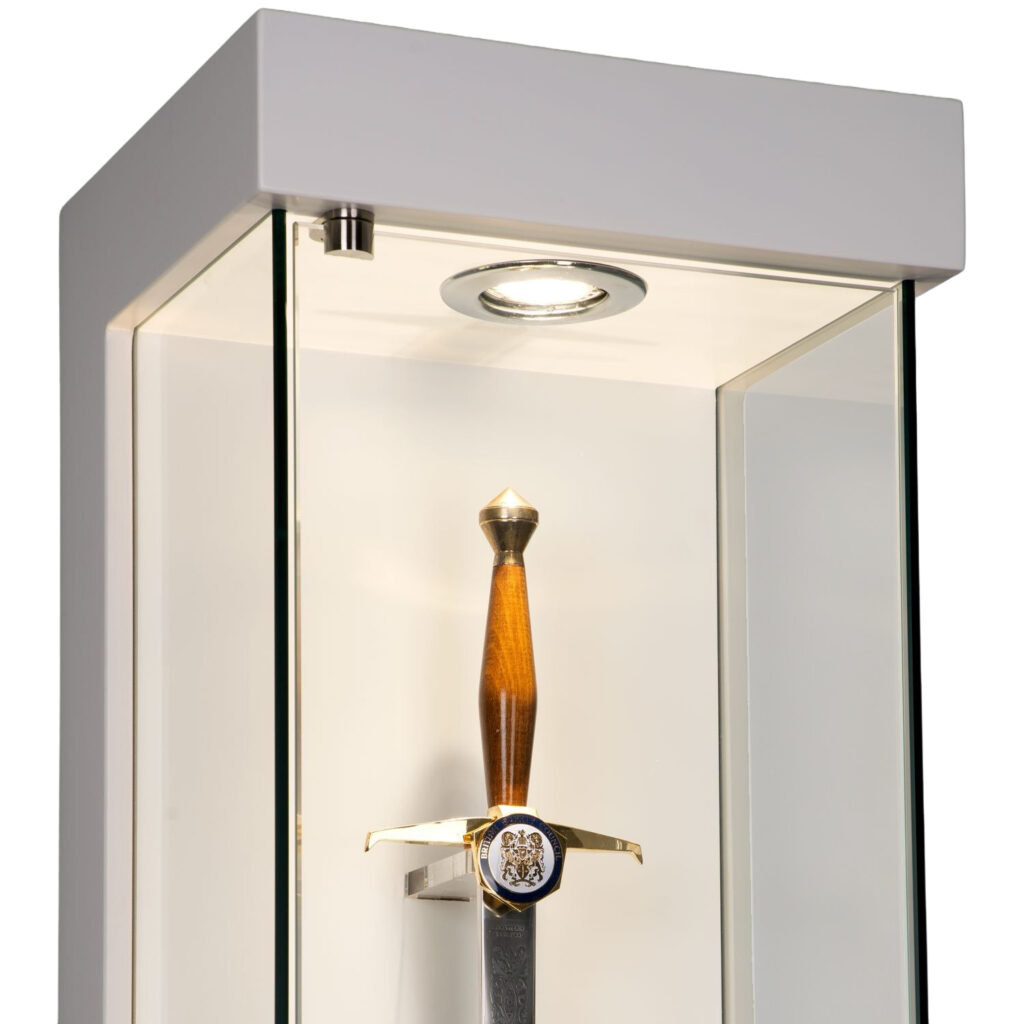 Sword Display Cabinet (Vertical) – Crown Swords England Ltd