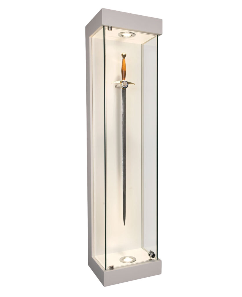 Sword Display Cabinet (Vertical) – Crown Swords England Ltd