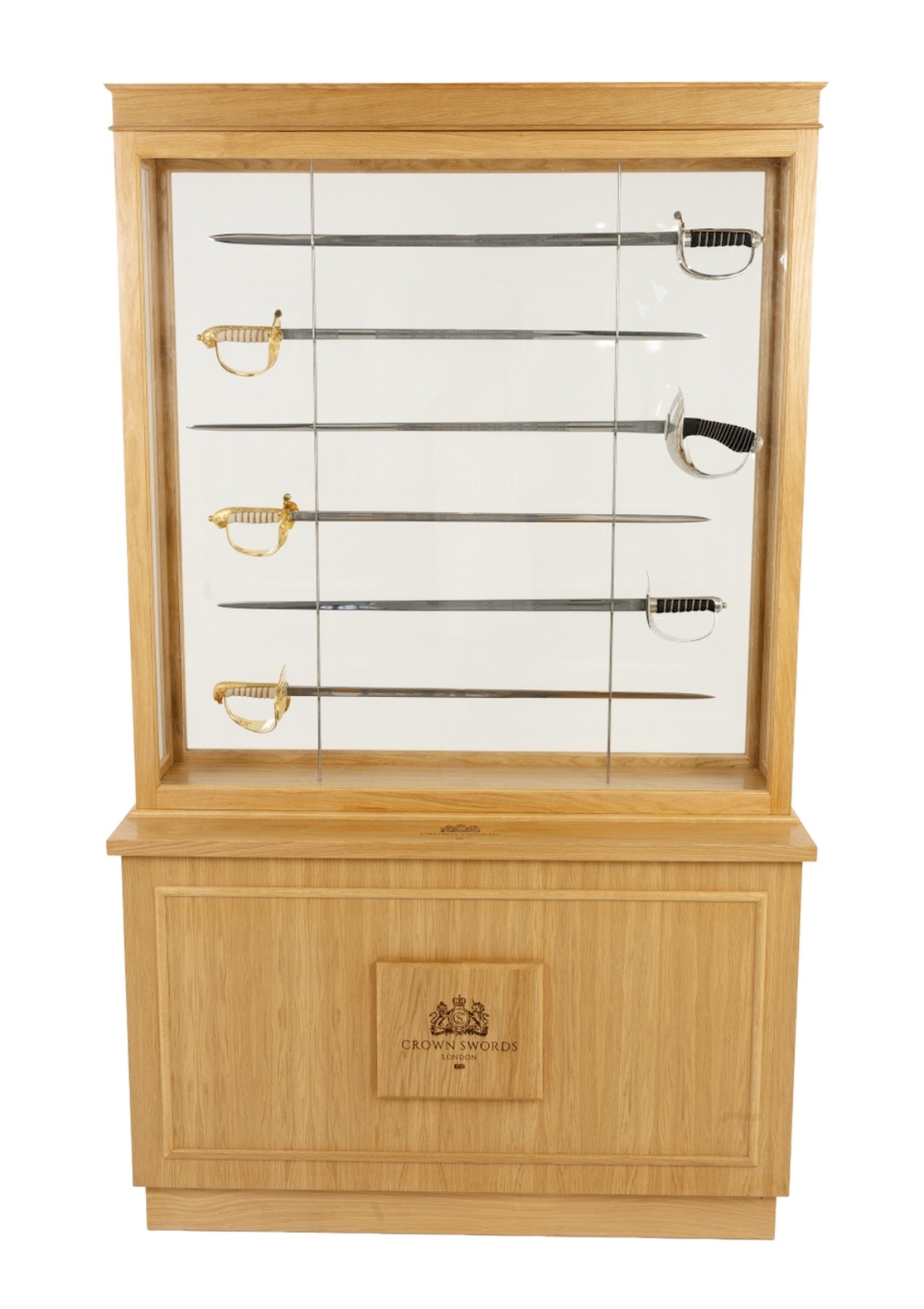 Floating Luxury Sword Display Cabinet – Crown Swords England Ltd