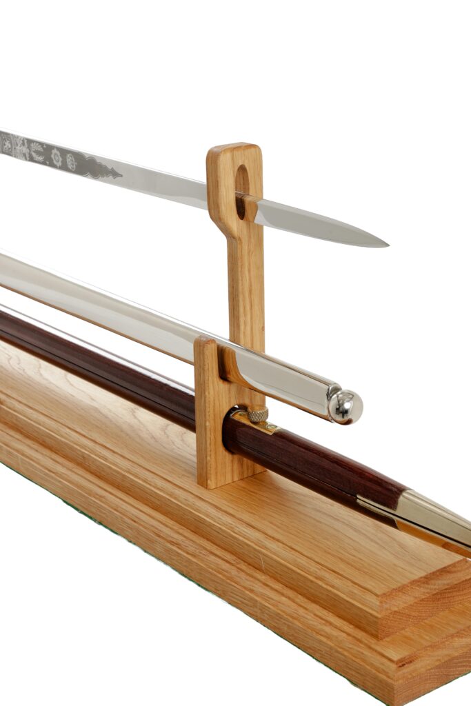 Desk Sword, Scabbard and Pace Stick Display Stand – Crown Swords ...