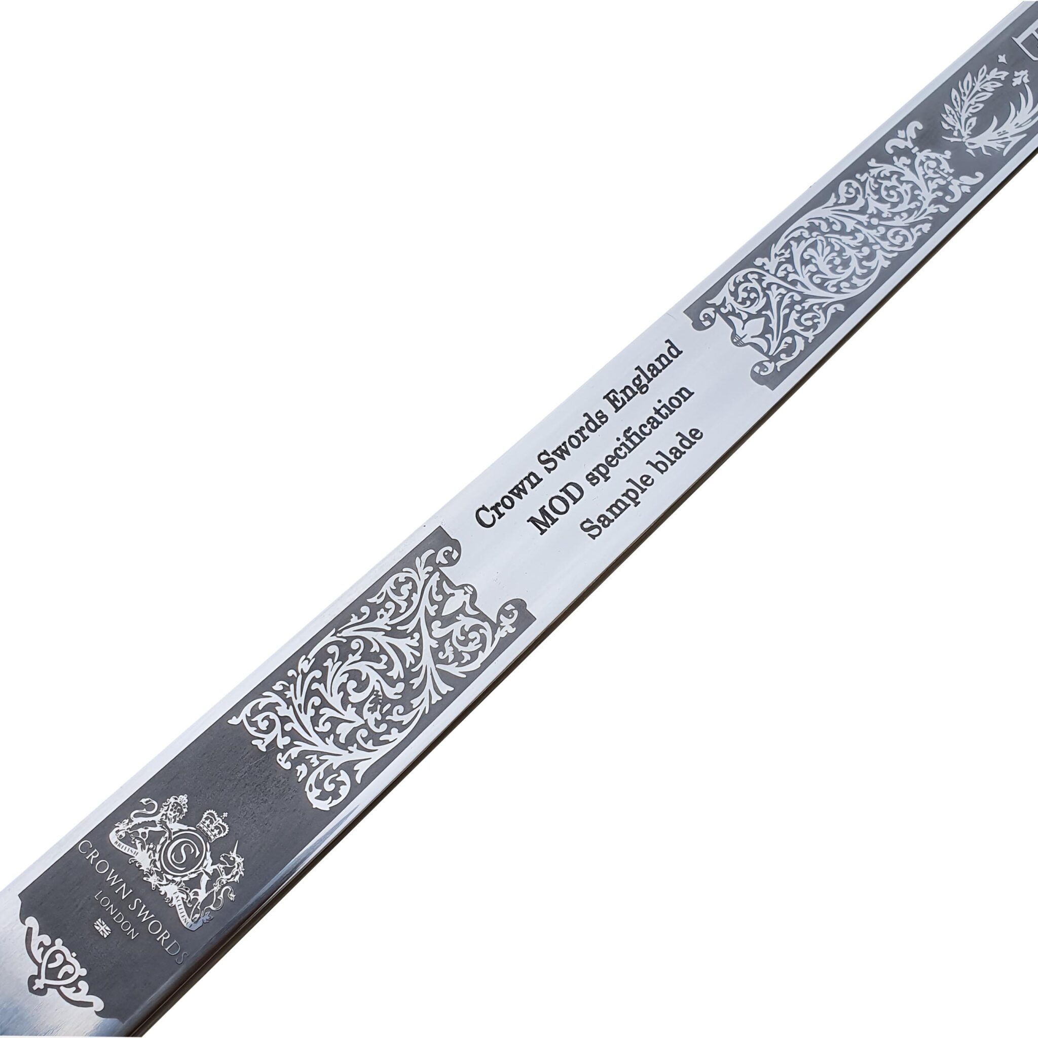 Sword Crest Engraving – Crown Swords England Ltd