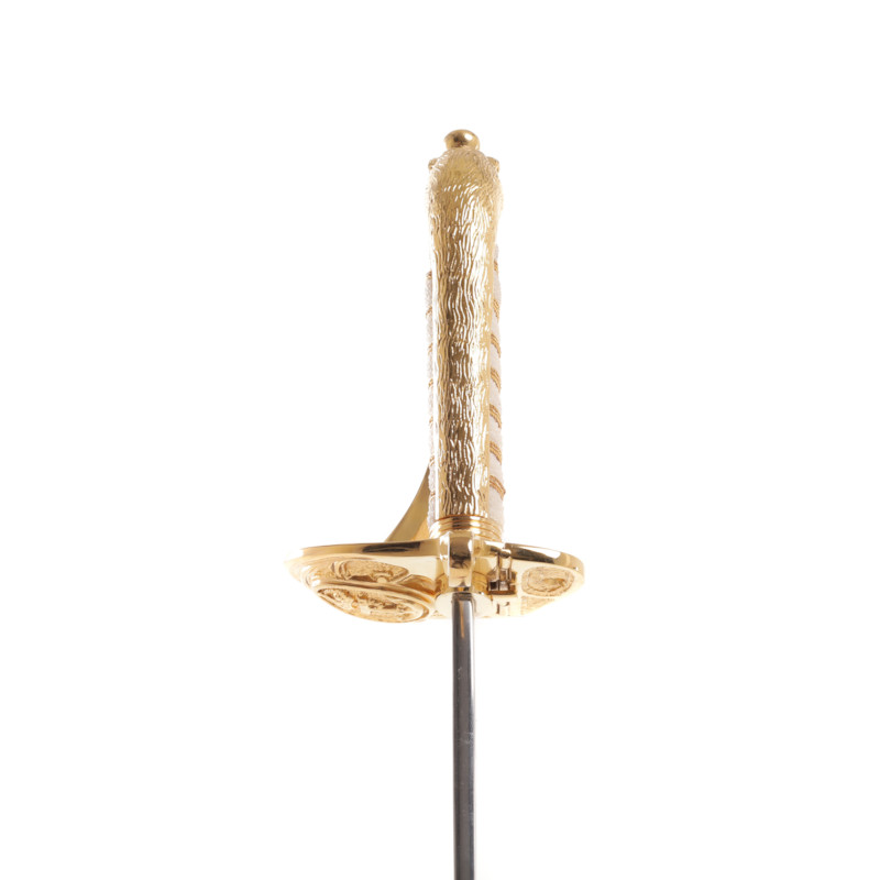 Royal Canadian Naval CIIIR Officers Sword and Scabbard – Crown Swords ...