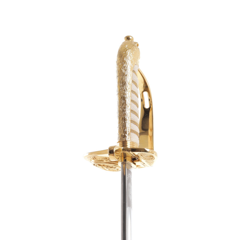 Royal Canadian Naval CIIIR Officers Sword and Scabbard – Crown Swords ...